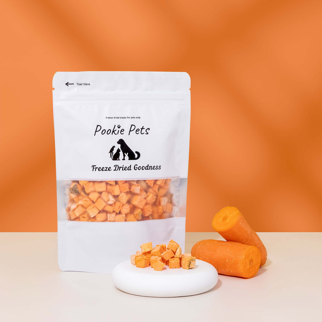 Freeze Dried Carrot Cubes – Sydney Handmade Healthy Treats for Dogs, C ...
