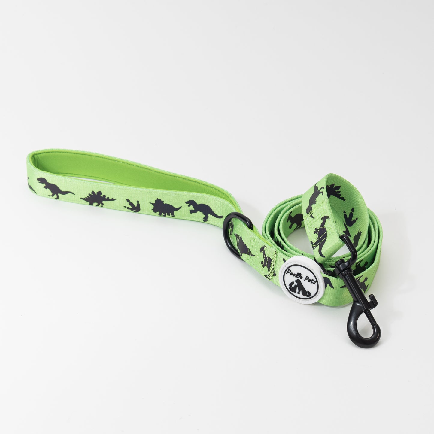Reflective Leash with Dinosaurs Design | Pookie Pets