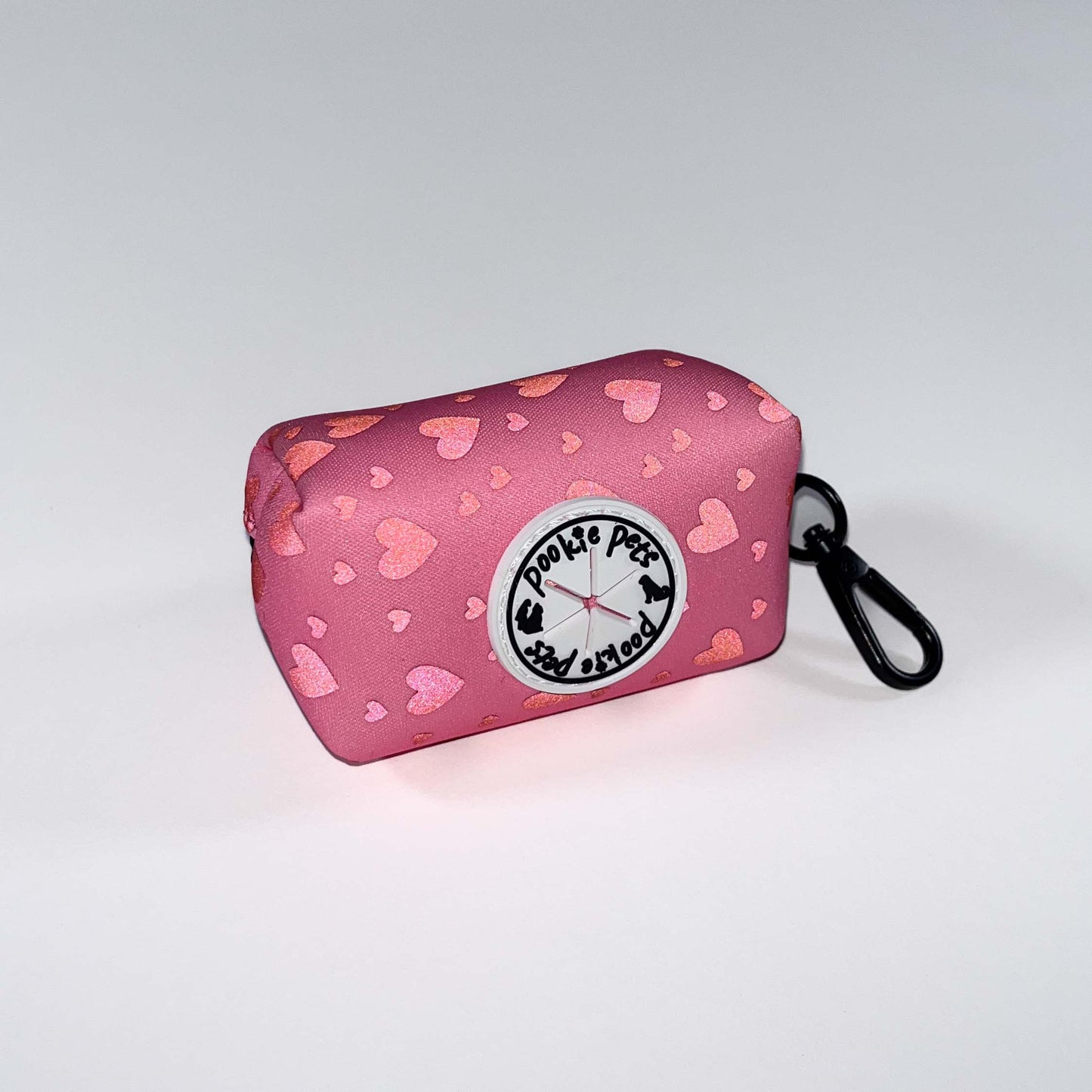 Reflective Poop Bag Dispenser with Hearts Design | Pookie Pets